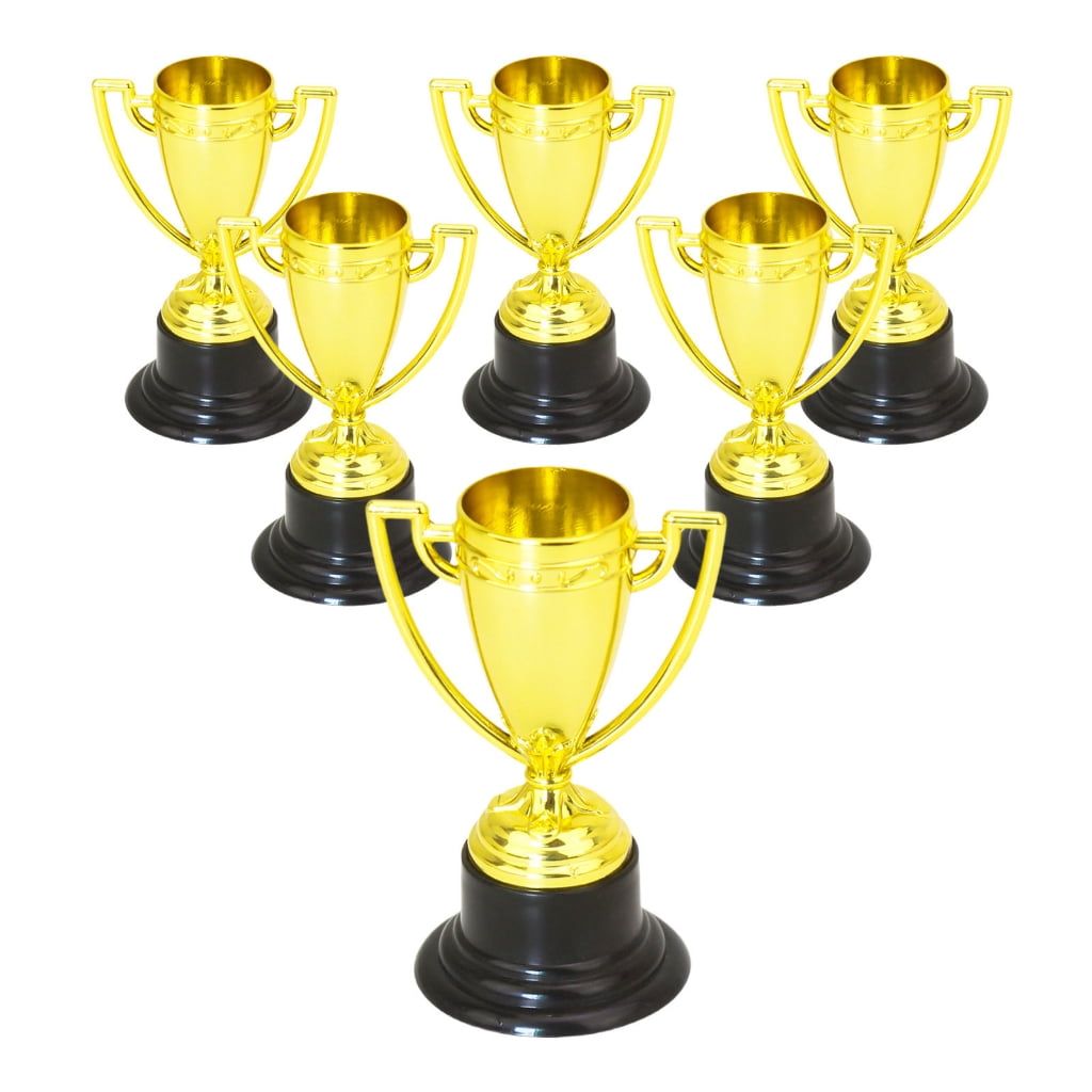 Pack of 6 Children's Trophies Mini Trophies Toy Handle Trophies Party ...