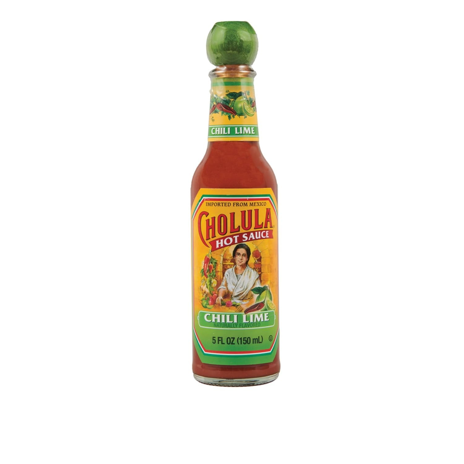 Pack of 6, Cholula Chili Lime Hot Sauce, 5 oz - Walmart.com