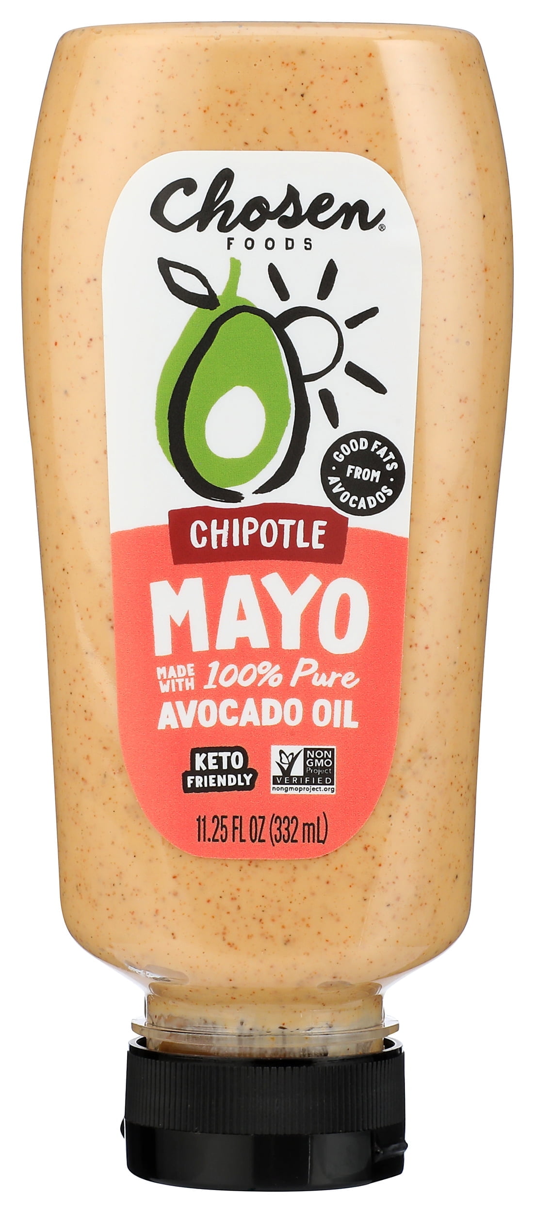 (Pack of 6), Chosen Foods Squeeze Mayo Chipotle, 11.25 fl oz - Walmart.com