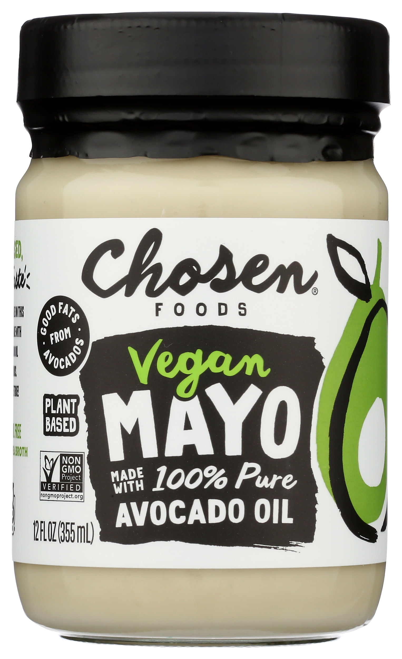 Chosen Foods Vegan Avocado Oil Mayo, 12 oz, Pack of 6 - Walmart.com