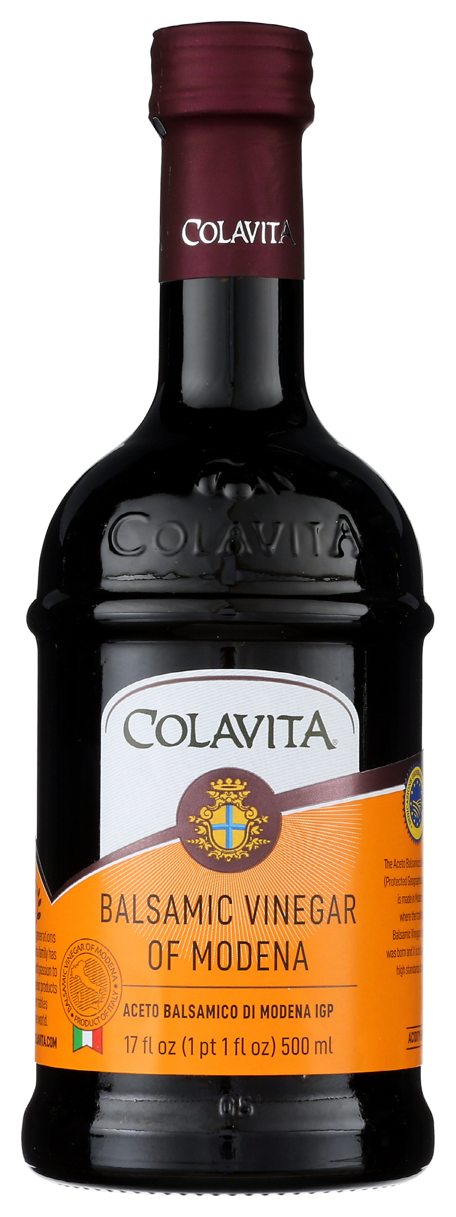 Pack of 6, Colavita Balsamic Vinegar of Modena, 17 fl oz - Walmart.com