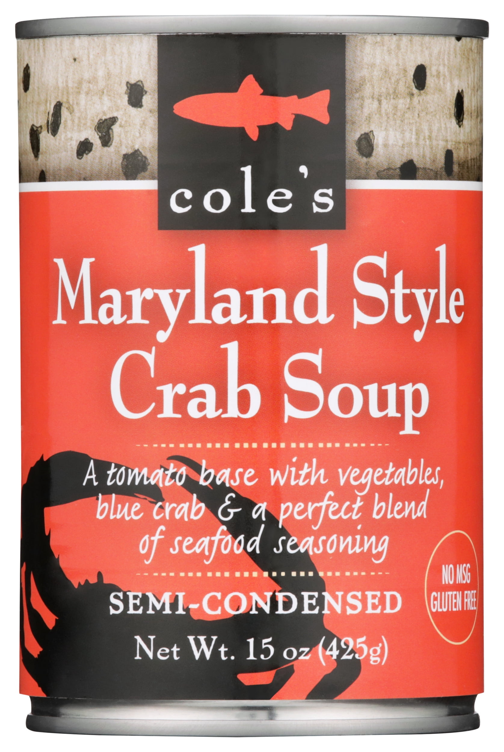 (Pack of 6), Cole's Maryland Style Crab Soup, 15 oz - Walmart.com