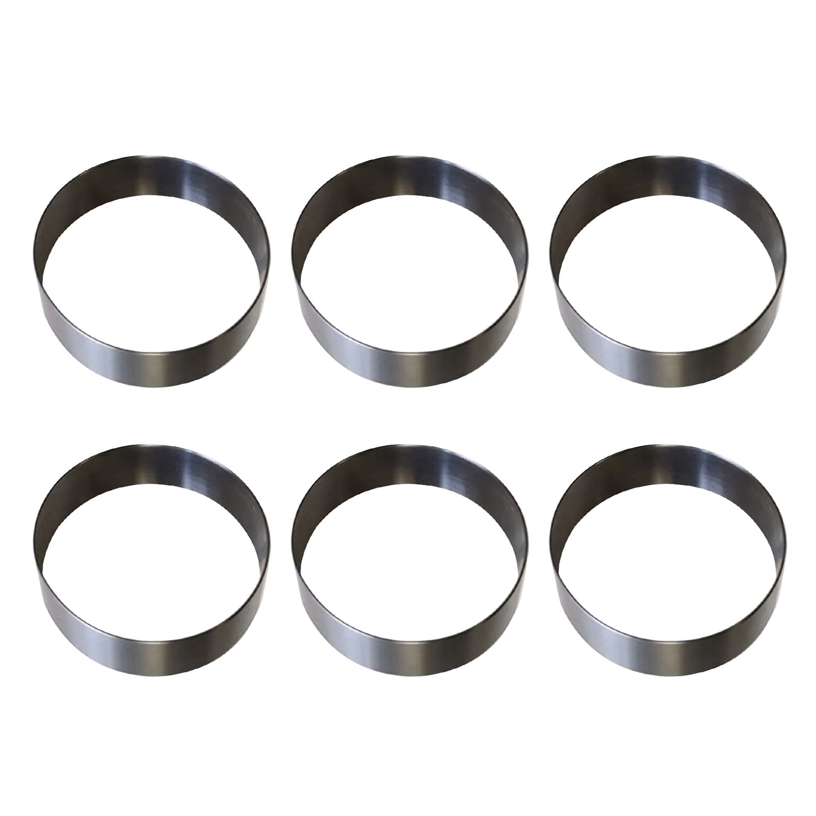 Pack of 6 Cooking Tool for Delicate Dessert Round Cake Making Molds ...
