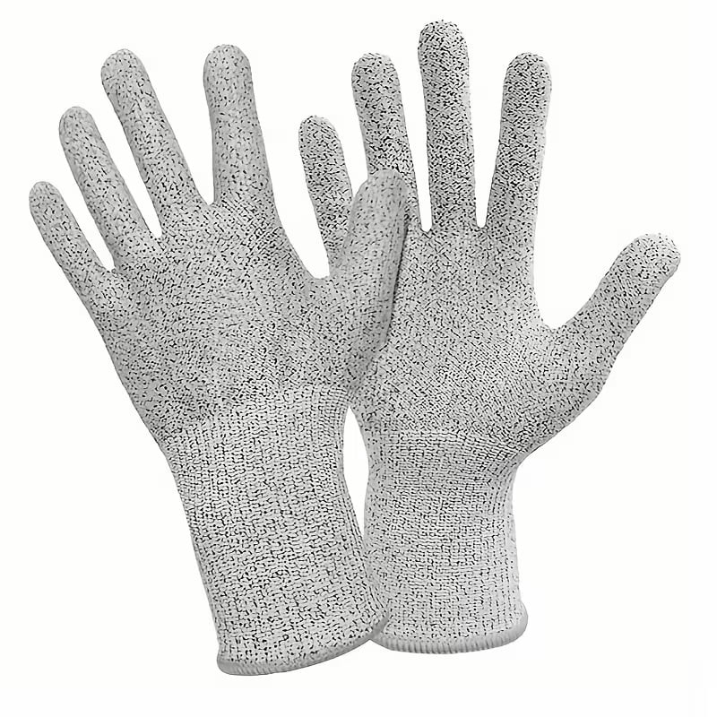Pack of 6 Cut Resistant Food Grade Safety Work Gloves - Perfect for ...