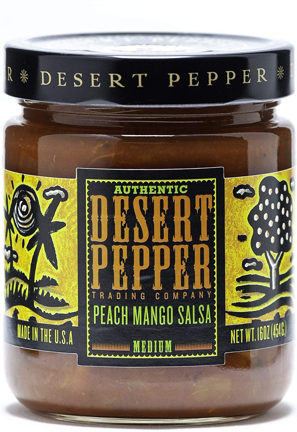 Pack of 6, Desert Pepper Peach Mango Salsa, 16 oz - Walmart.com
