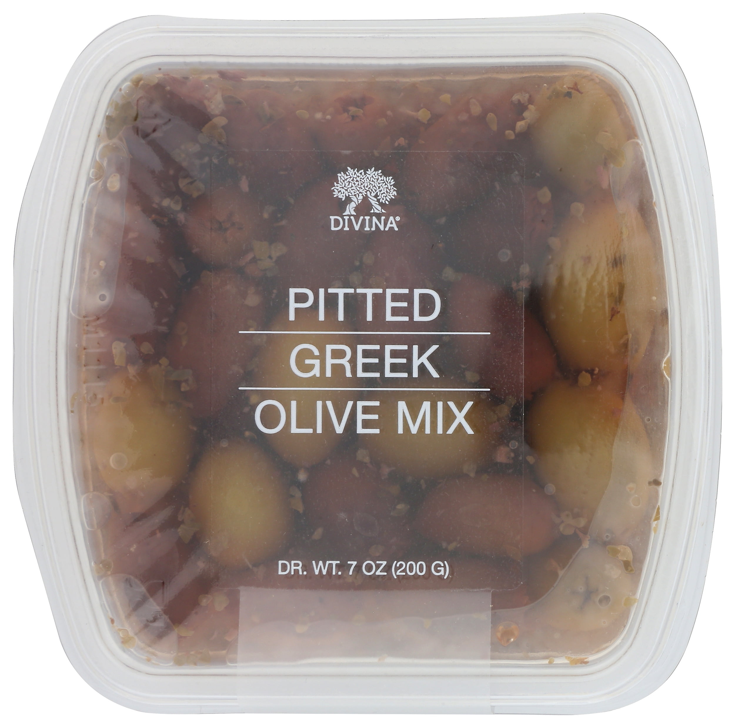 (Pack of 6), Divina Organic Pitted Greek Olive Mix, 7 oz - Walmart.com