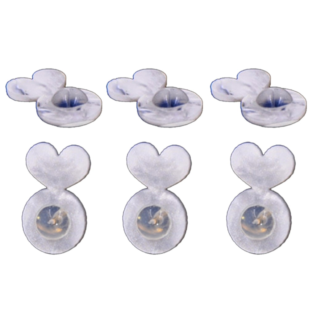 Pack of 6 Earplug Accessory with Acrylic Stopper Earring Lifters for ...