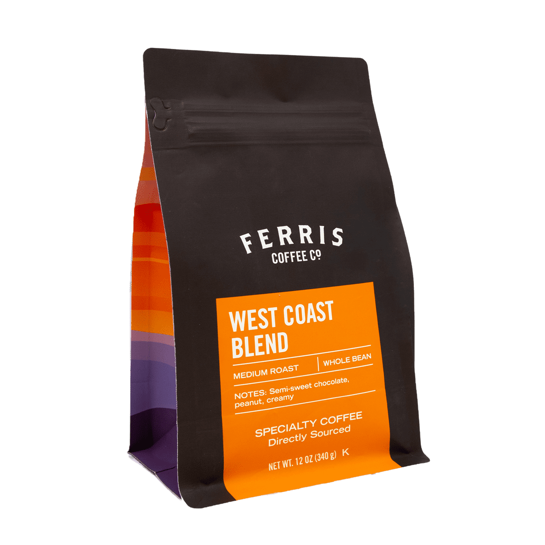 (Pack of 6) Ferris Coffee & Nut Coffee Blend Whole Bean West Coast 12 ...