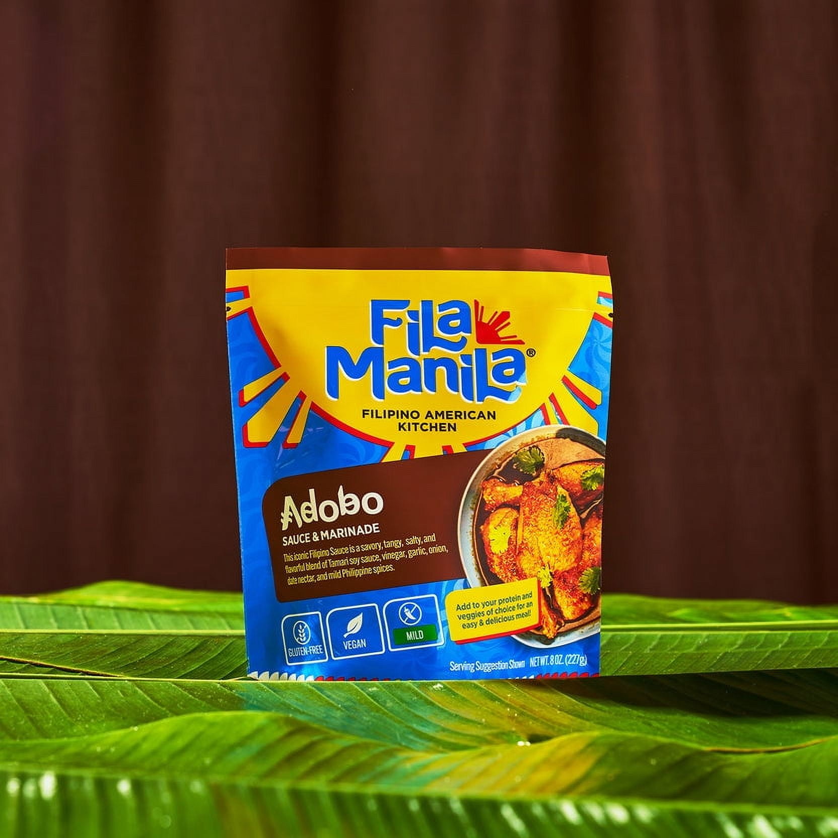 (Pack of 6), Fila Manila Sauce Adobo Filipino, 8 oz - Walmart.com