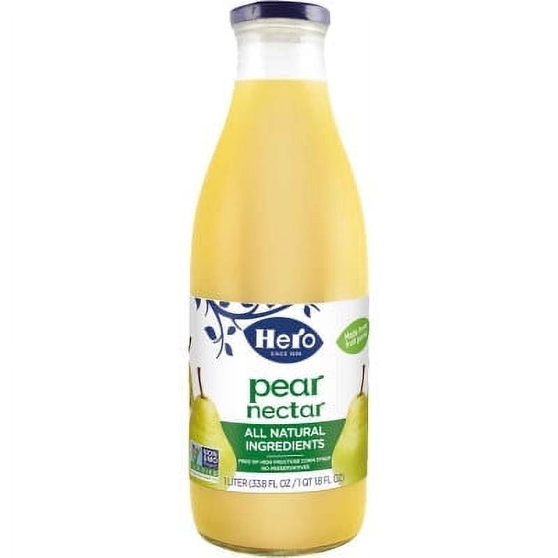 (Pack of 6) Hero Pear Nectar, 33.8 fl oz - Walmart.com