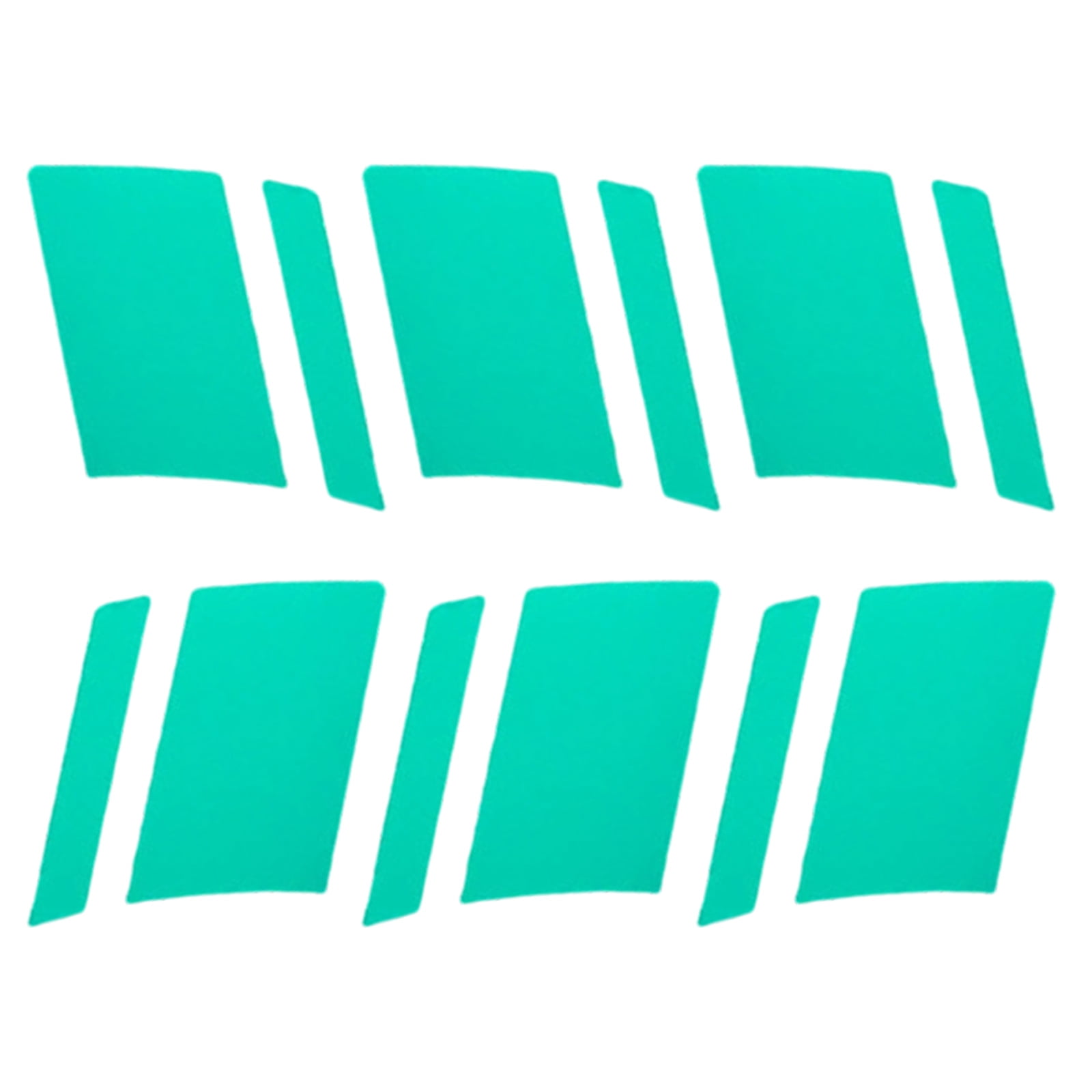 Pack of 6 High Visibility Rims Decals General Adapter Simple Remove ...