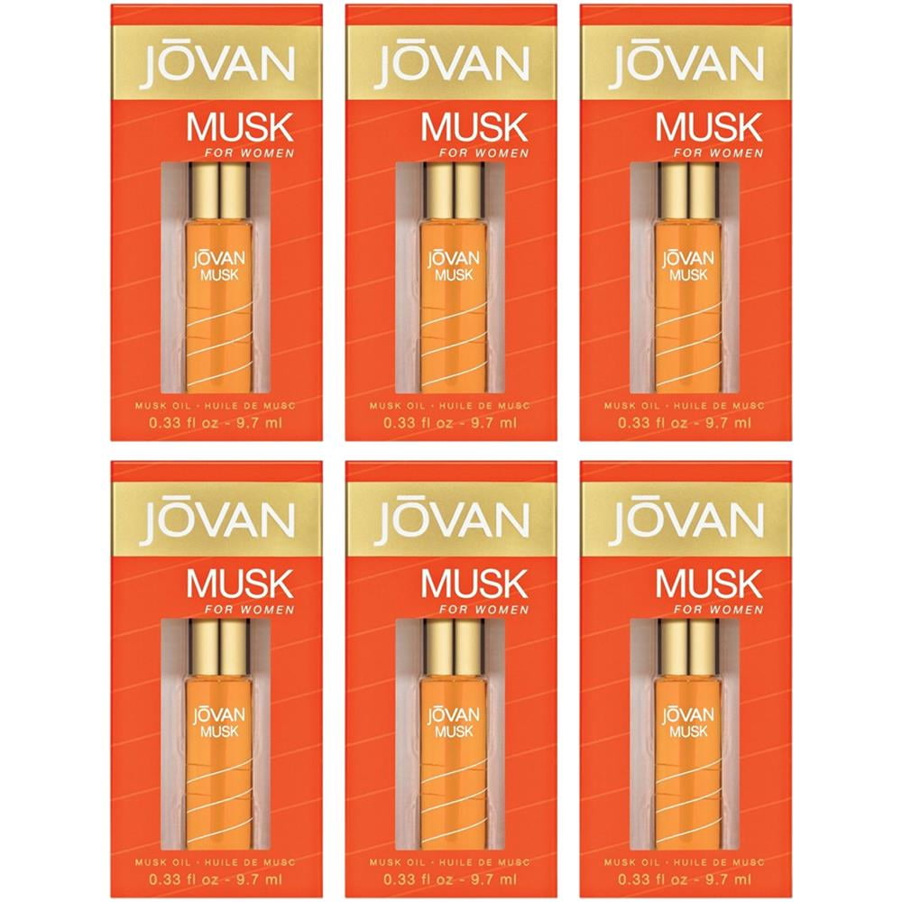 Pack of (6) JOVAN JOVAN MUSK MUSK OIL 0.33 OZ BODLDY - Walmart.com