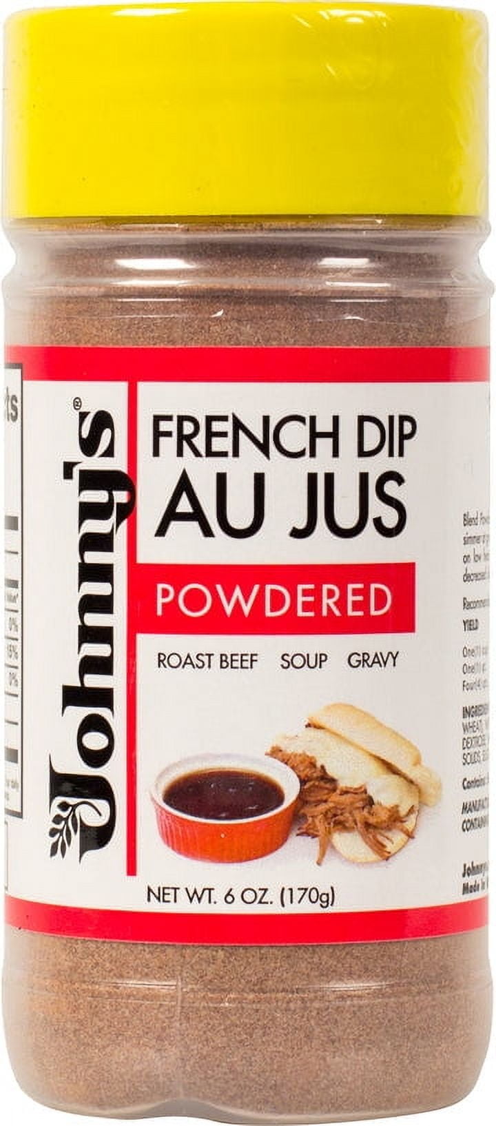 Pack of 6, Johnnys Fine Foods Au Jus Powdered, 6 oz - Walmart.com