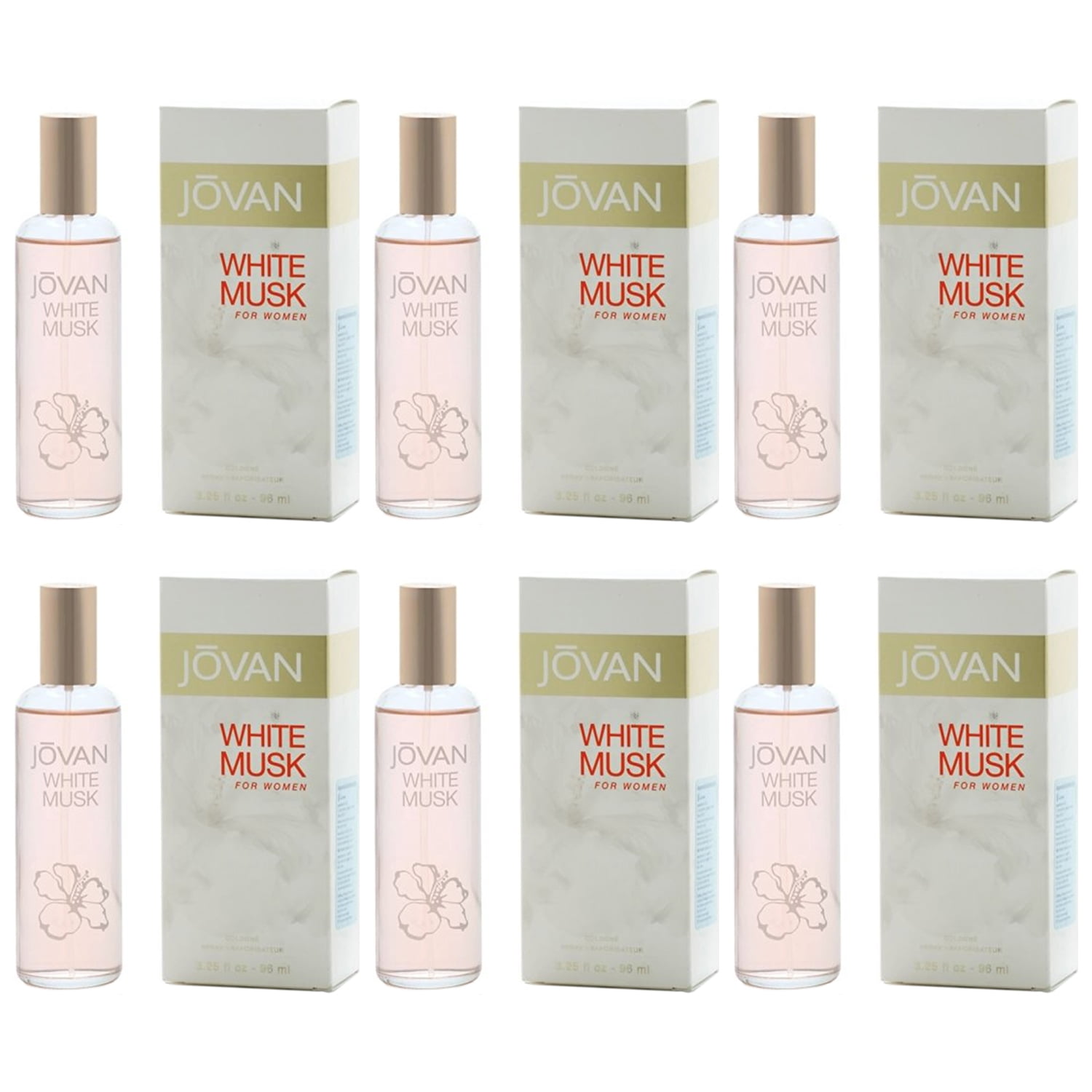 Pack of (6) Jovan White Musk By Jovan For Women, Cologne Spray, 3.25 ...