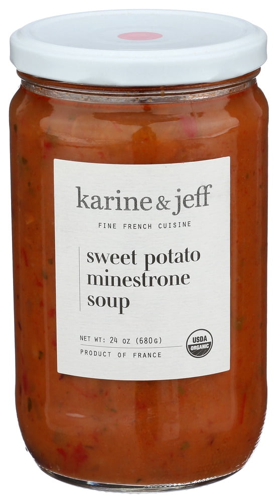 (Pack of 6) Karine & Jeff Sweet Potato Minestrone Soup 24 oz - Walmart.com