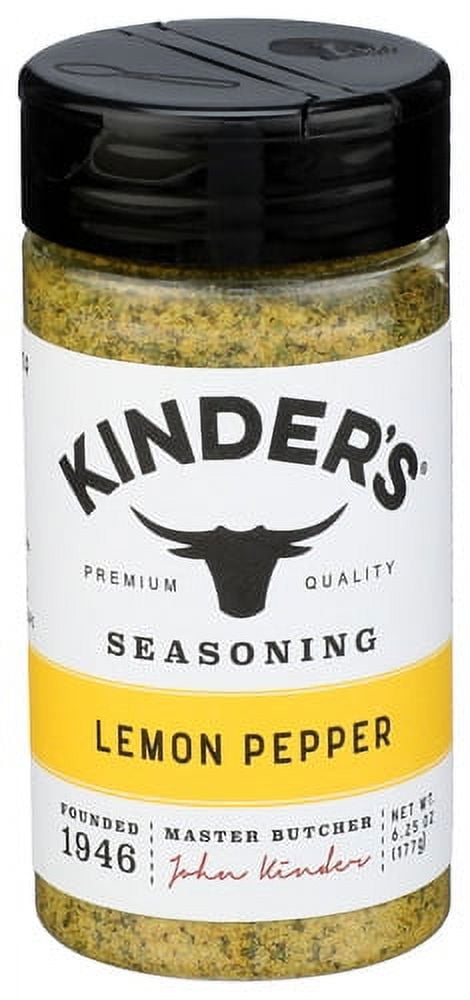 (Pack of 6) Kinders Rub Cracked Pepper Lemon 6.75 Oz - Walmart.com