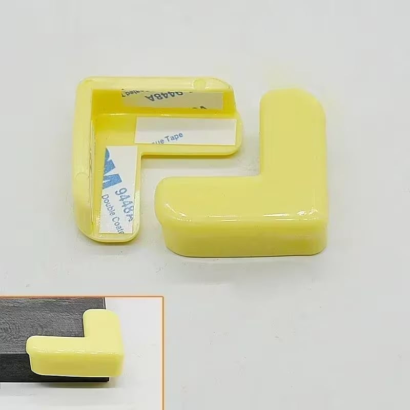 Pack of 6 L-Shaped Safety Transparent Table Corner Protectors ...