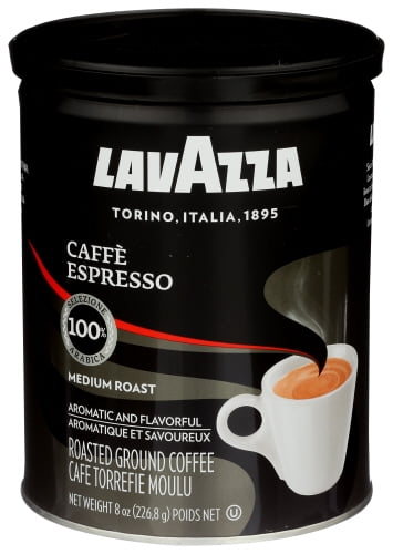 Pack of 6 Lavazza Ground Espresso Coffee Can 8 oz - Walmart.com
