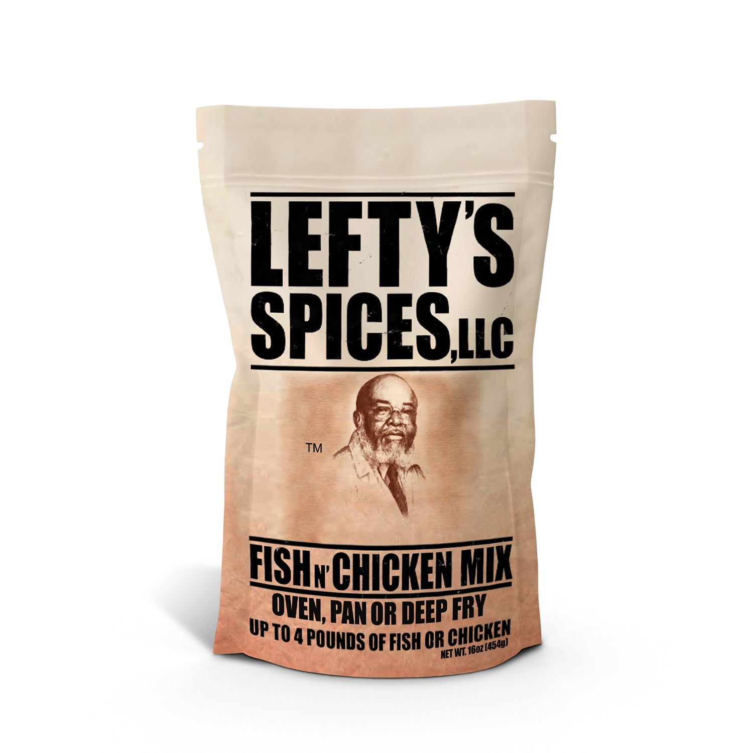 Pack of 6, Lefty's Spices Fish n' Chicken Mix, 16 oz - Walmart.com