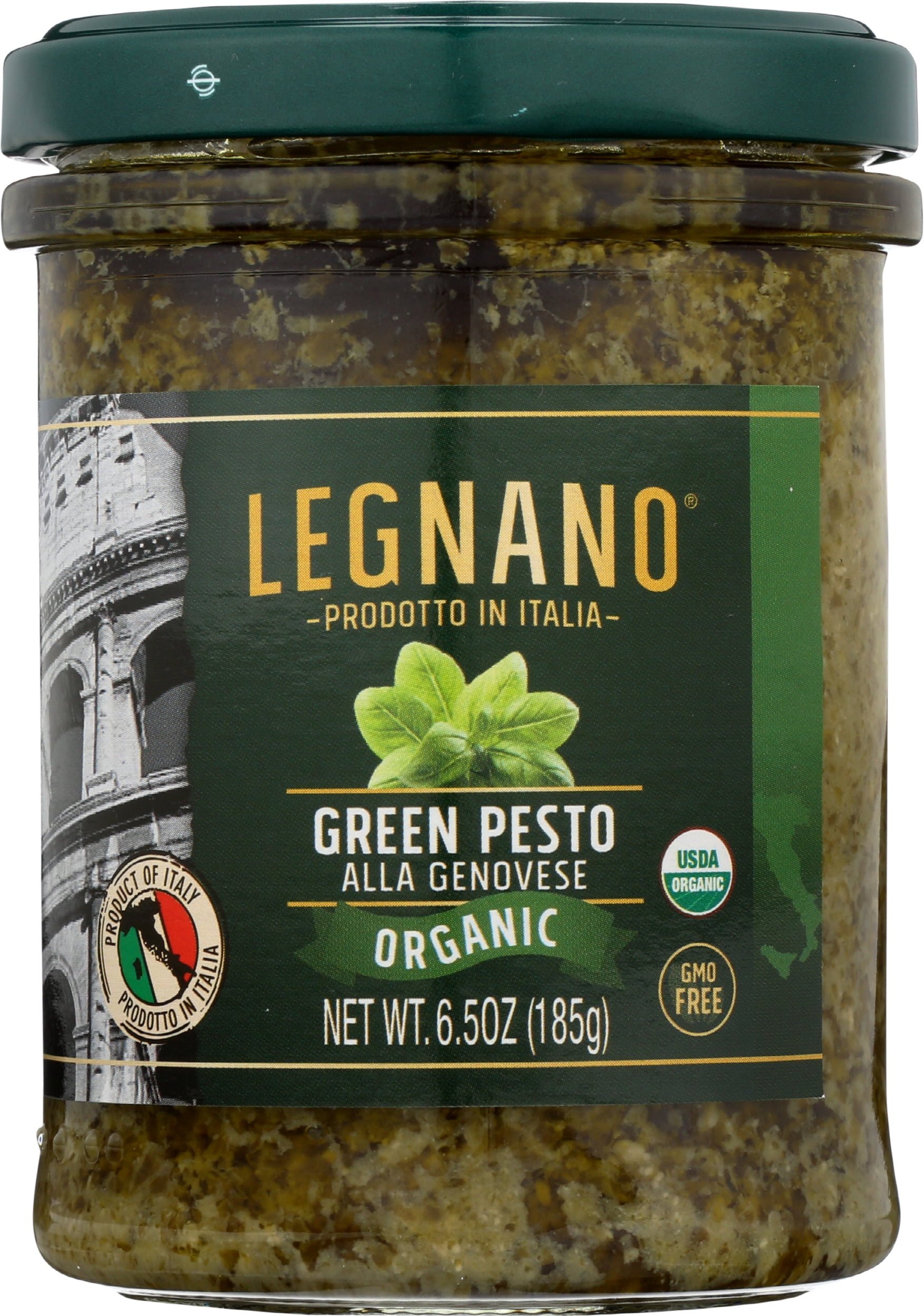 Pack of 6, Legnano Organic Green Pesto, 6.5 oz - Walmart.com
