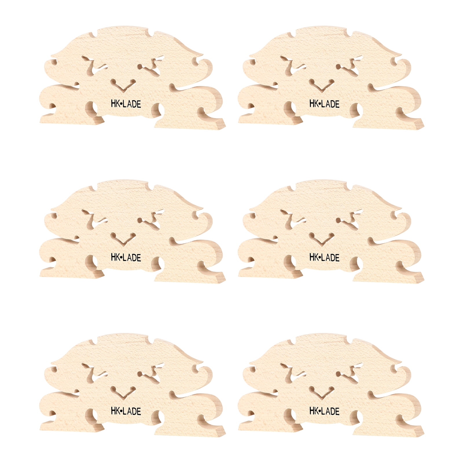 Pack of 6 Light Weight Precisions Maple Morin Khuur Bridge for Morin ...