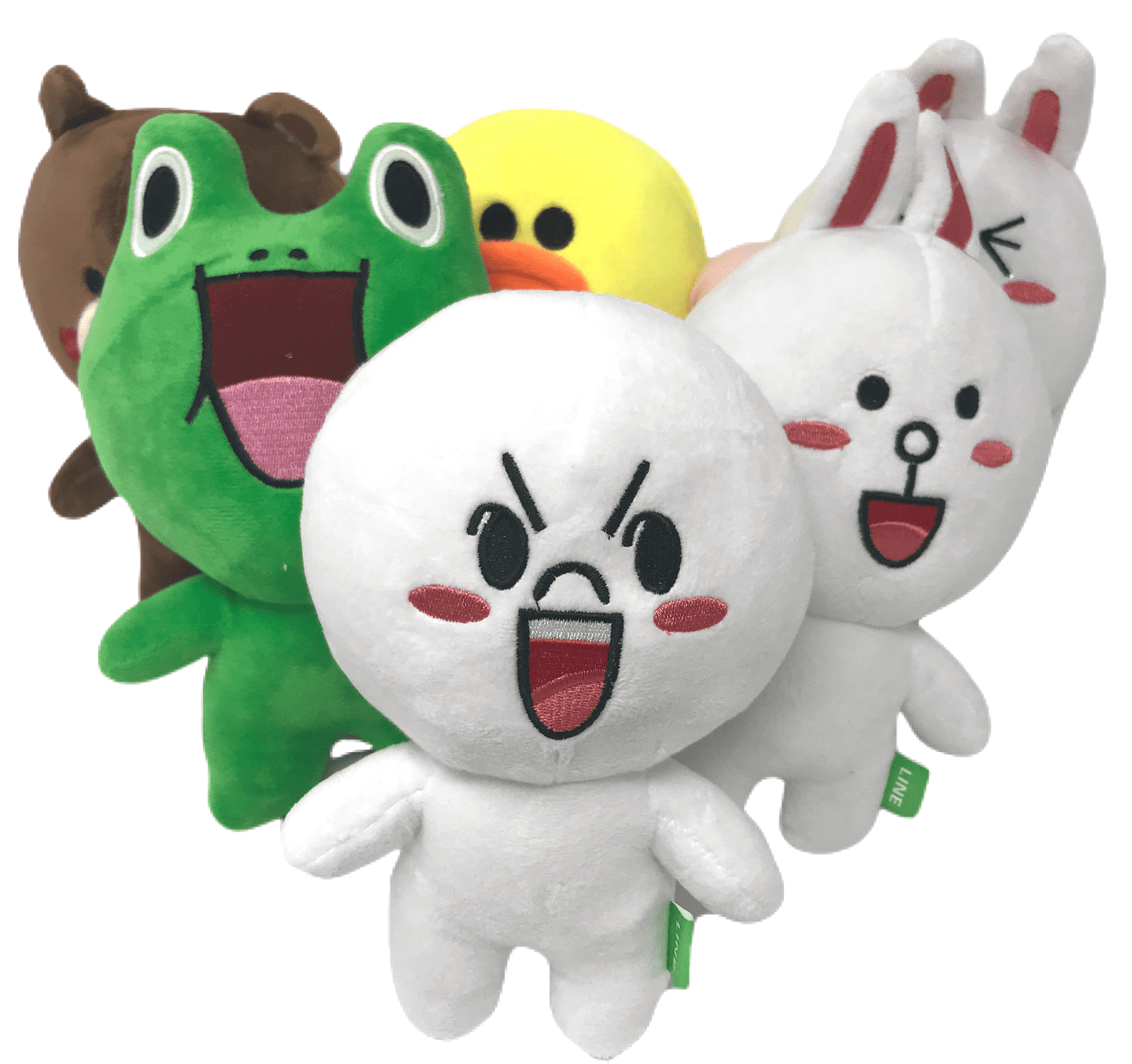 Line Characters Plush Toy Set - 6 Pack for Indoor Playgrounds - Walmart ...