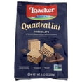 Pack of 6, Loacker Quadratini Chocolate Bit Sized Cream Filled Wafer ...