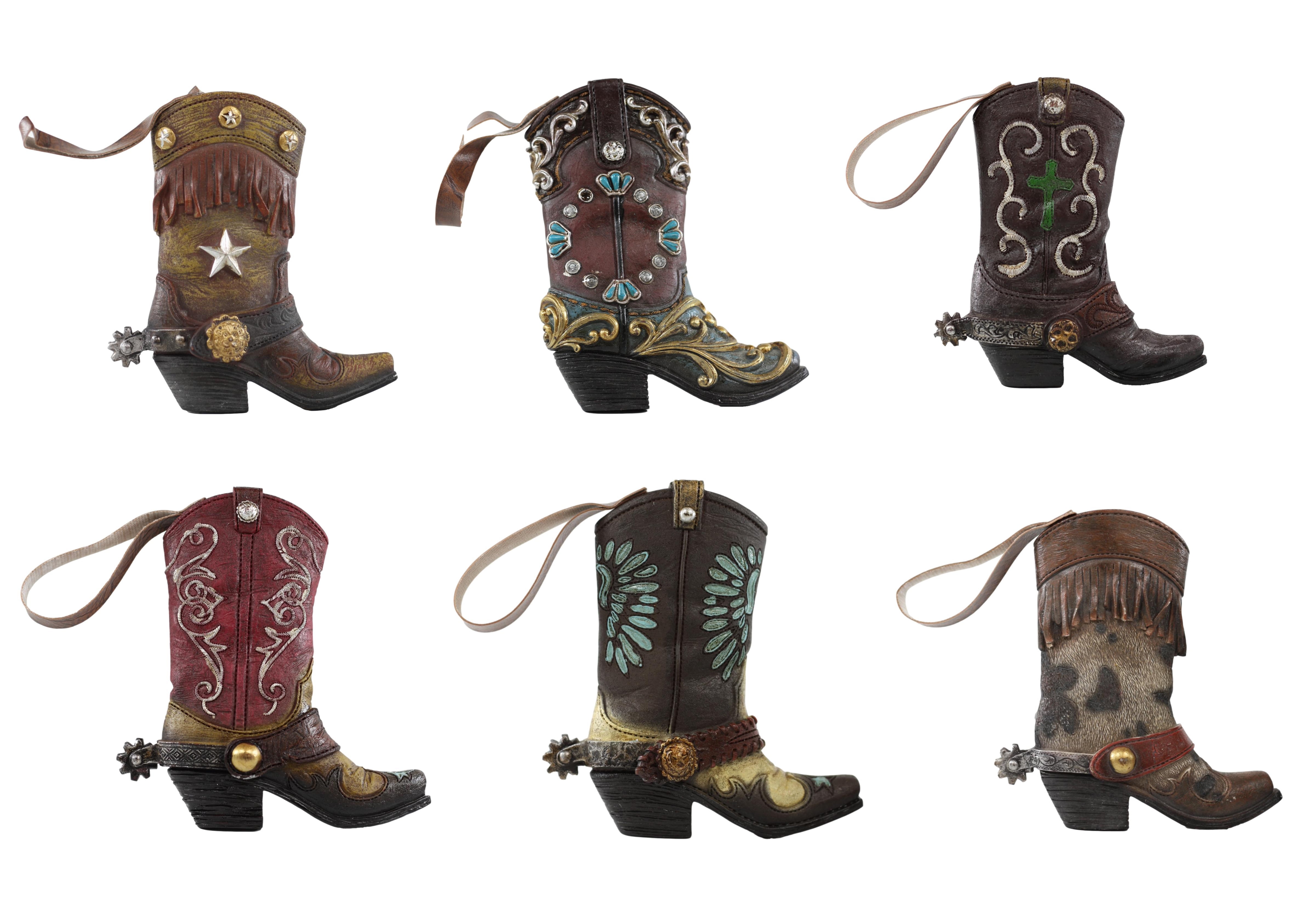 Pack of 6 Lone Star Lace Cross Turquoise Western Cowboy Cowgirl Boot ...