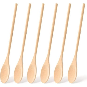 Nonstick Wooden Spoons For Cooking 5 Premium Hard Wood Cooking Utensils ...
