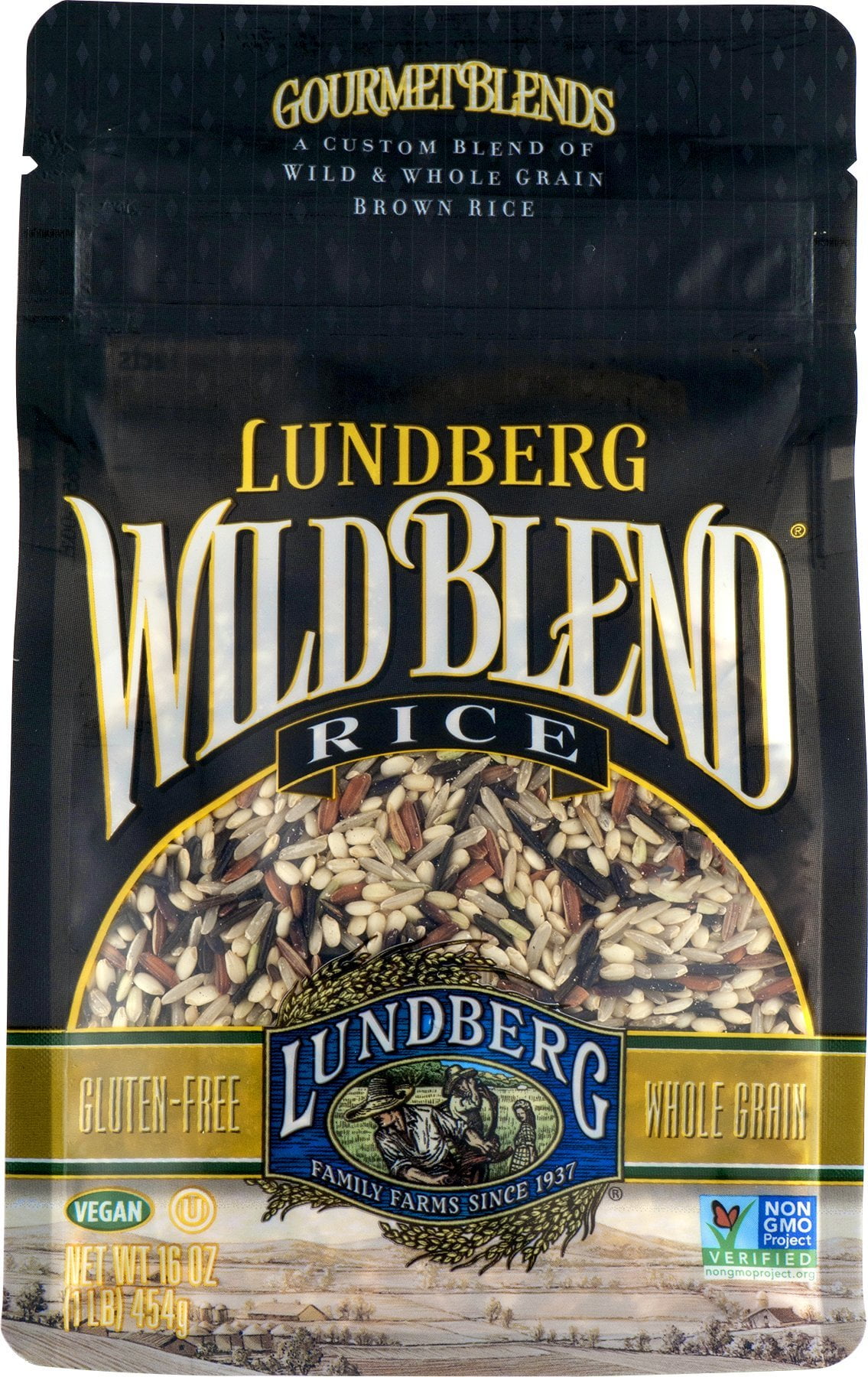 (Pack of 6) Lundberg Farms Wild Rice Blend, 16 oz - Walmart.com