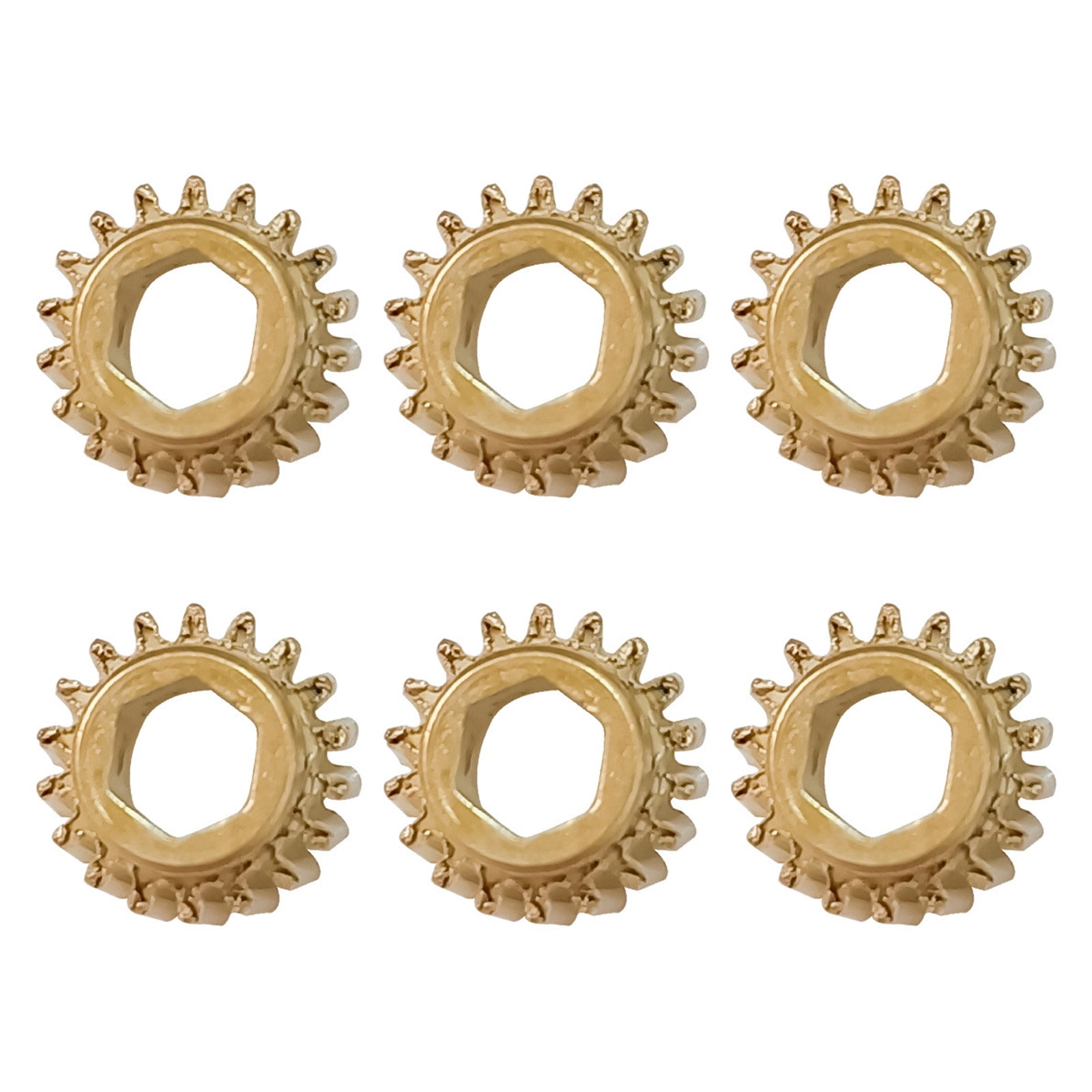 Pack of 6 Machine Head Gears Iron Construction Guitar Gear Accessories ...