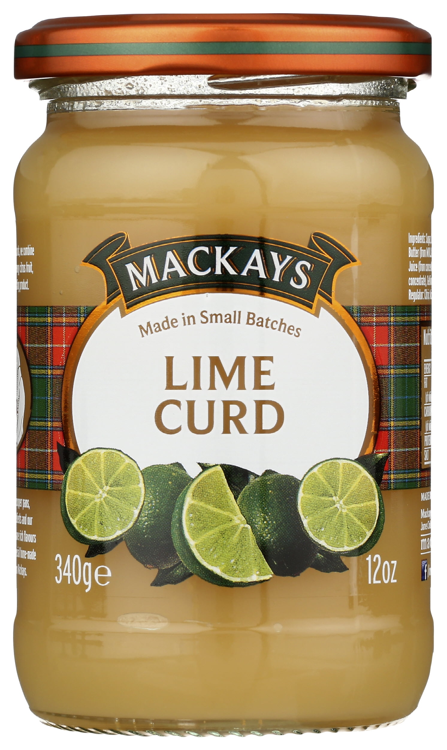 (Pack of 6), Mackays Lime Curd, 12 oz - Walmart.com