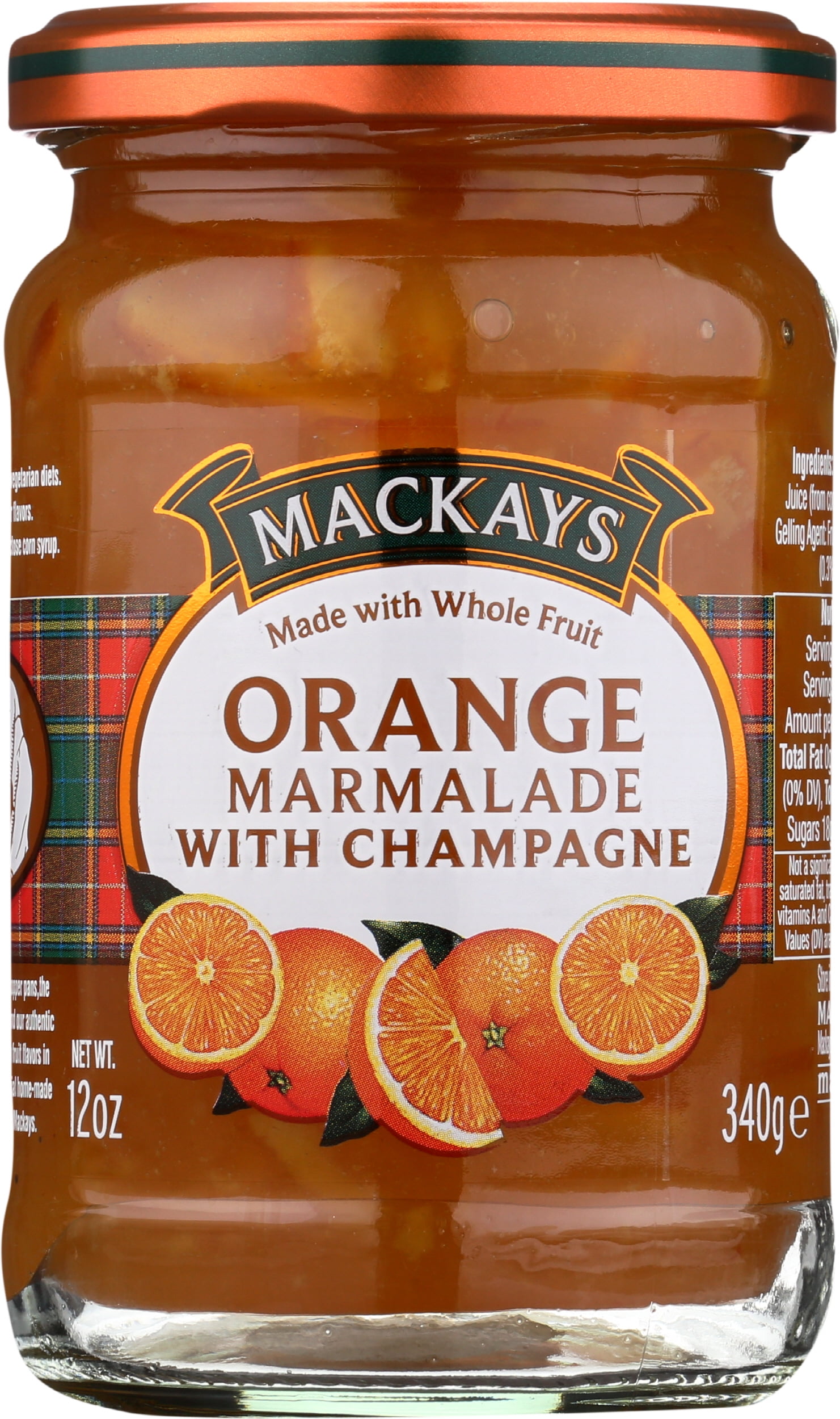 Pack of 6, Mackays Orange Marmalade with Champagne, 12 oz - Walmart.com