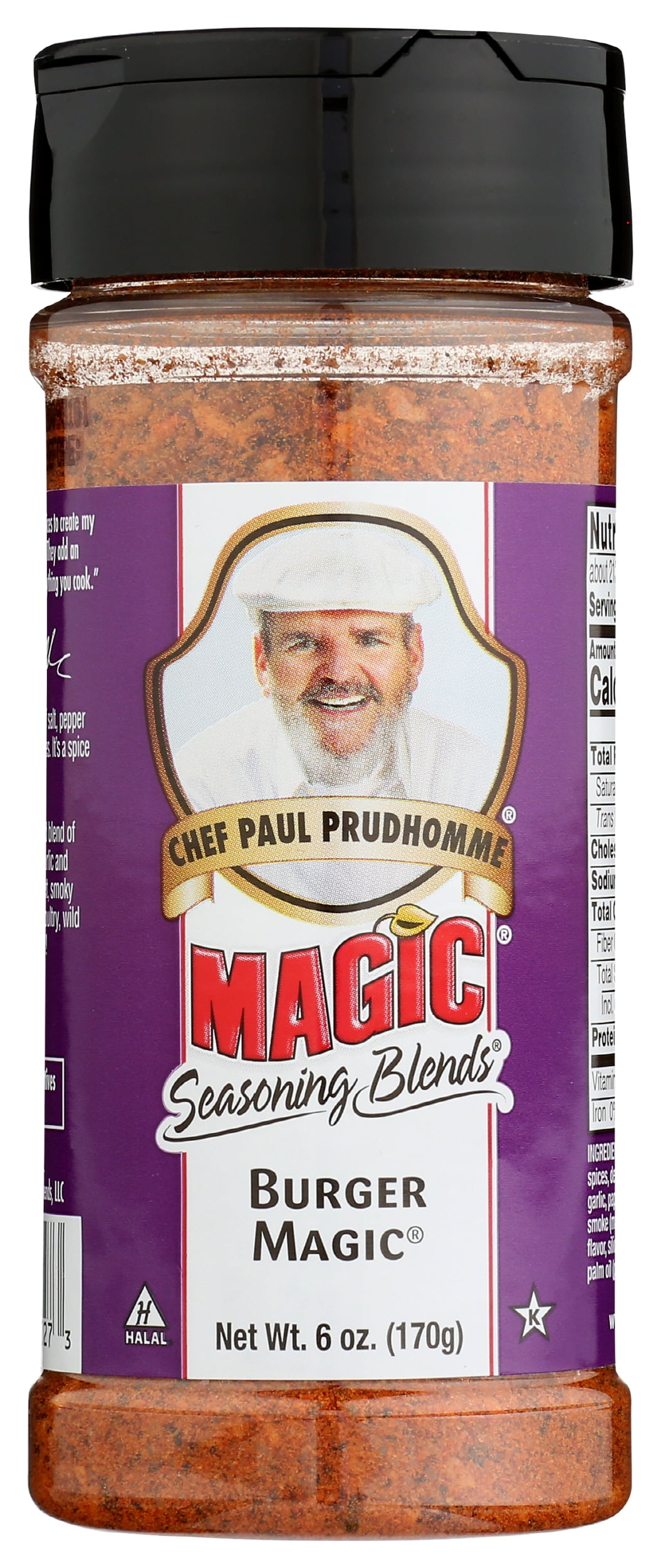 Pack of 6, Magic Seasoning Blends Burger Magic®, 6 oz - Walmart.com