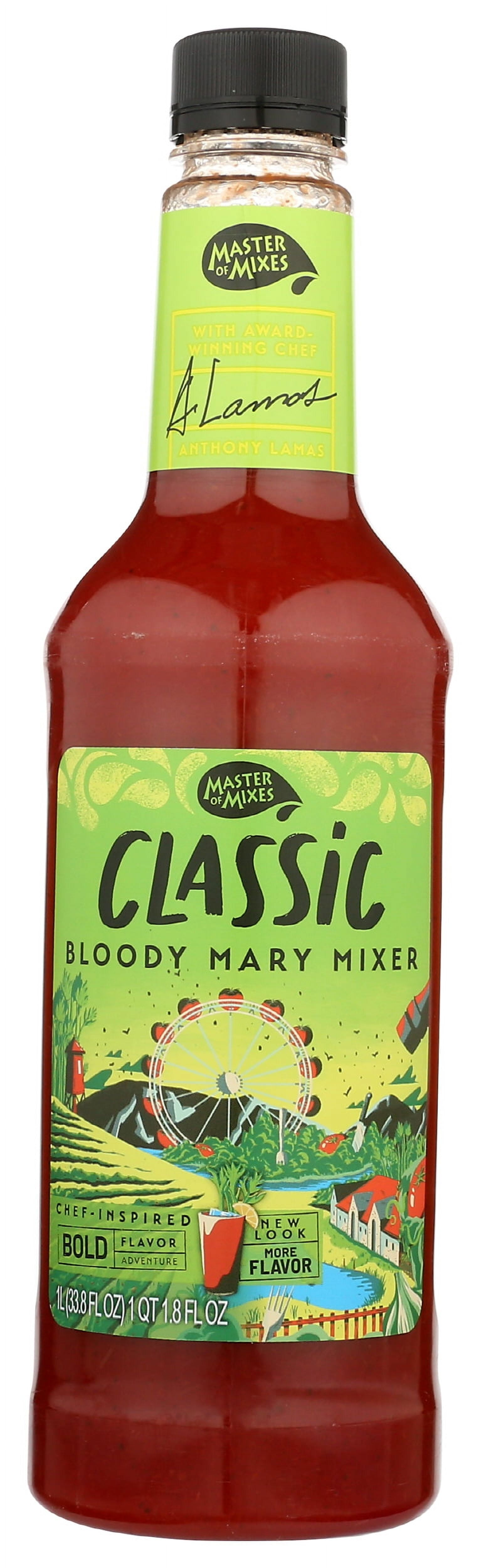 Pack of 6, Master Of Mixes Classic Bloody Mary Mixers, 33.8 fl oz ...