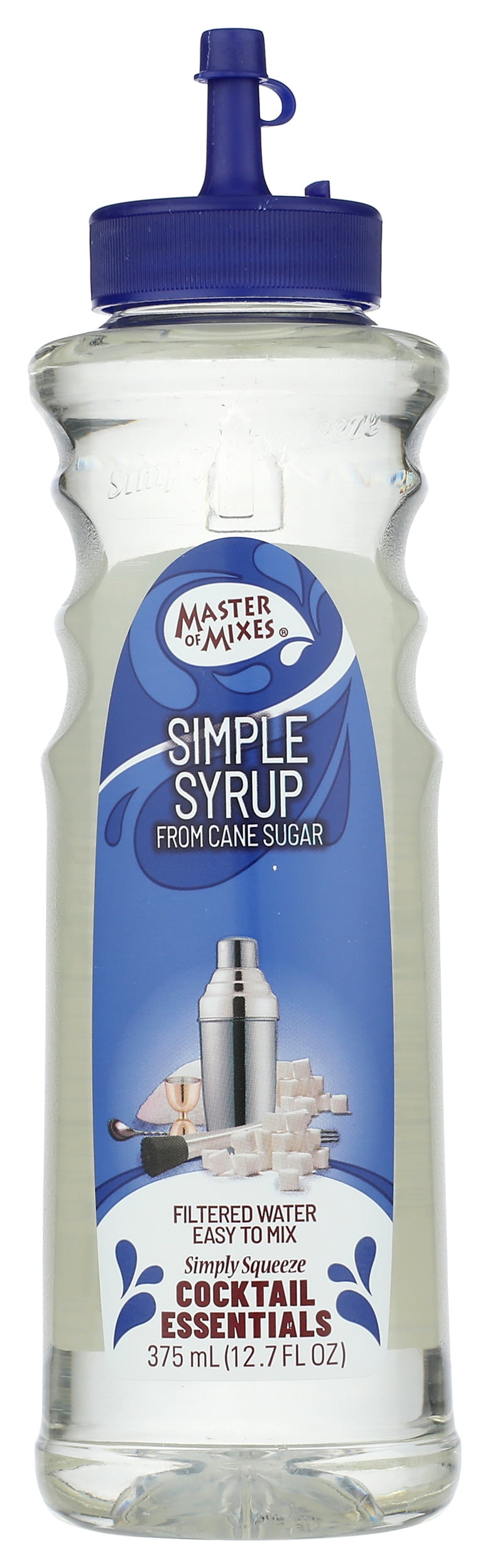 Pack of 6, Master Of Mixes Simple Syrup Cocktail Essentials, 12.7 fl oz ...