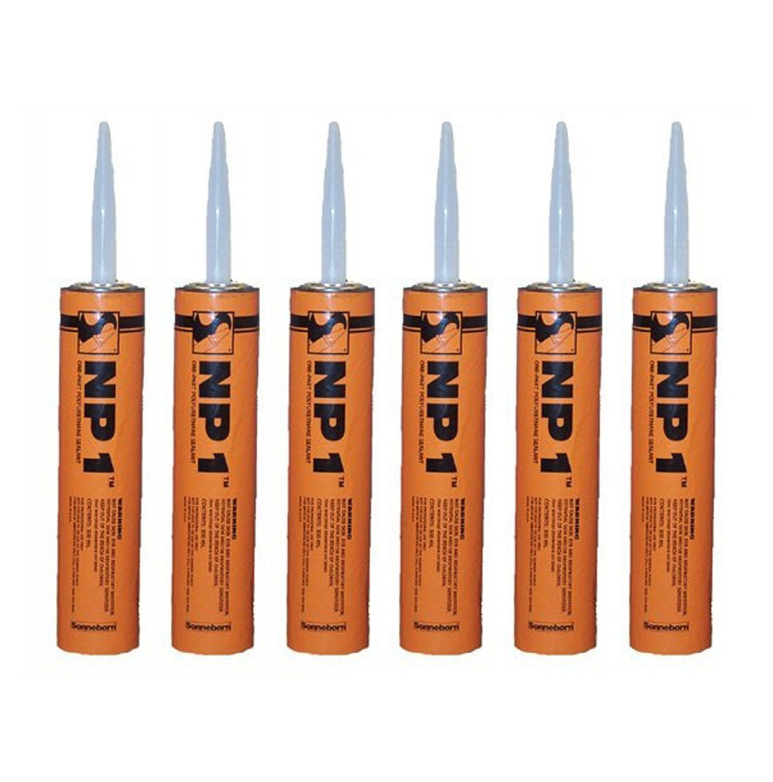 Pack of 6 - MasterSeal NP1 Aluminum Gray Polyurethane Caulk by ...