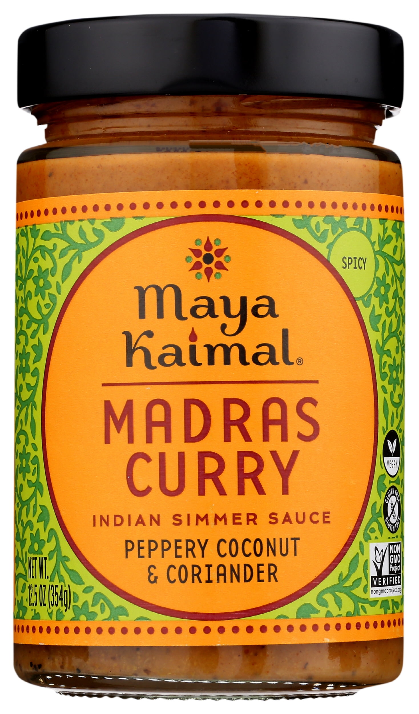 Pack of 6, Maya Kaimal Madras Curry Indian Simmer Sauce, 12.5 oz - Walmart.com
