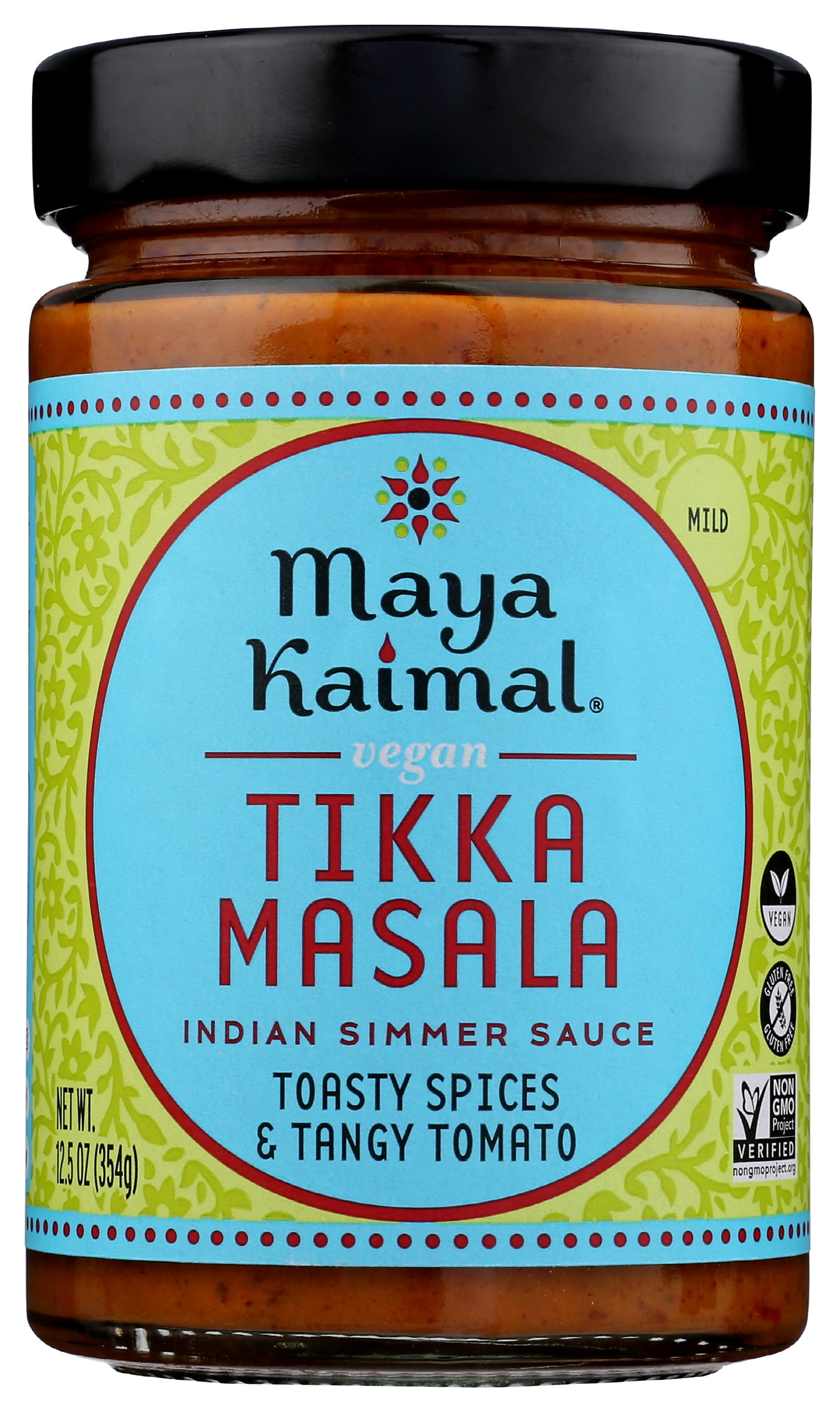 Pack of 6, Maya Kaimal Vegan Tikka Masala Indian Simmer Sauce, 12.5 oz - Walmart.com