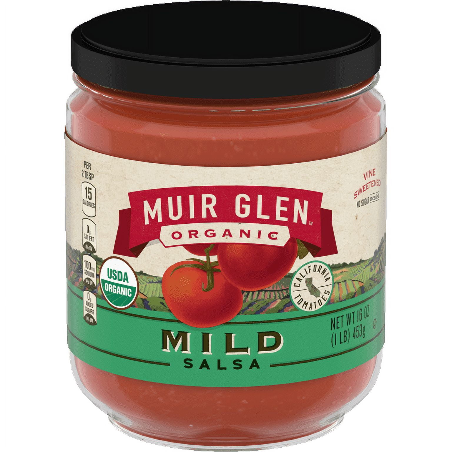 Pack of 6, Muir Glen Organic Mild Salsa, 16 oz - Walmart.com