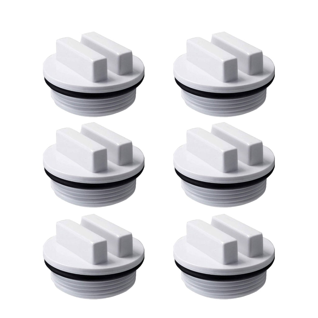 Pack of 6 Multifuntional Spa Drain Plug Pool Spa Return Winterizing ...