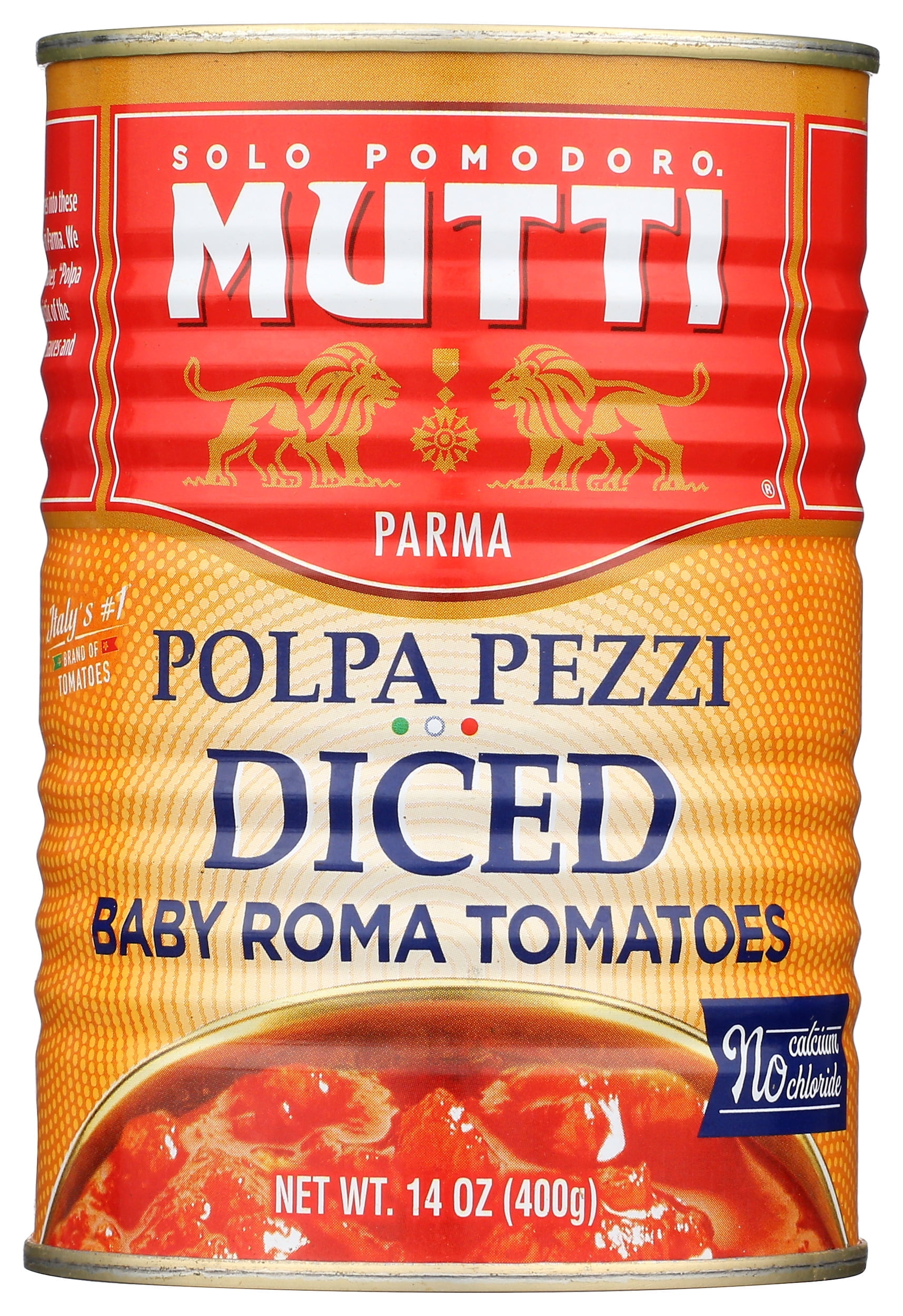 (Pack of 6), Mutti Polpa Pezzi Diced Baby Roma Tomatoes, 14 oz ...