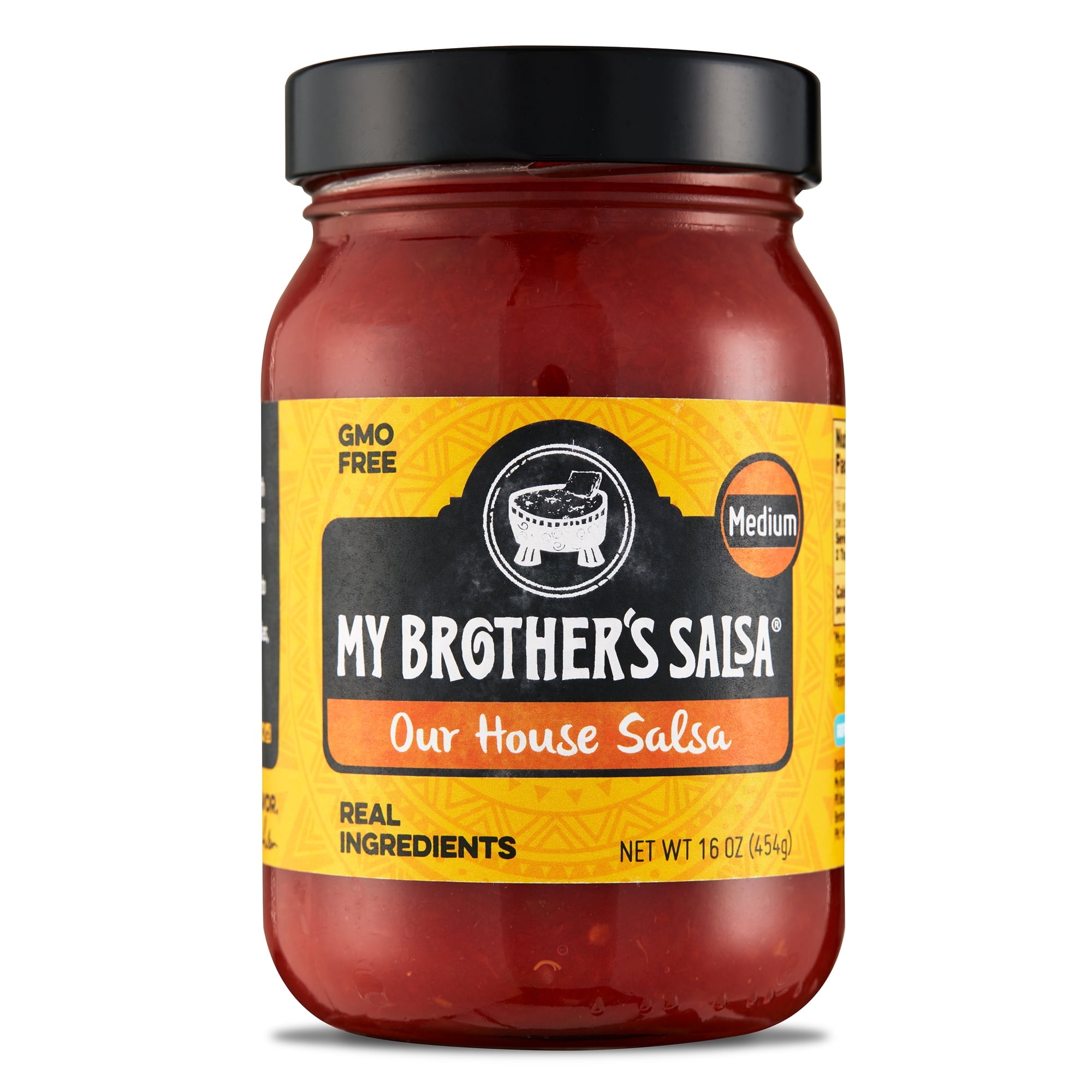 (Pack of 6) My Brother's Salsa Our House Medium Salsa, 16 oz - Walmart.com