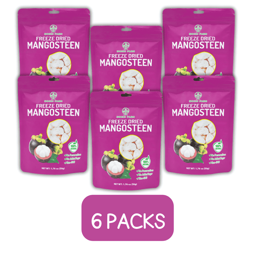 NOKKI FARM Freeze Dried Mangosteen - Healthy & Exotic Tropical ...