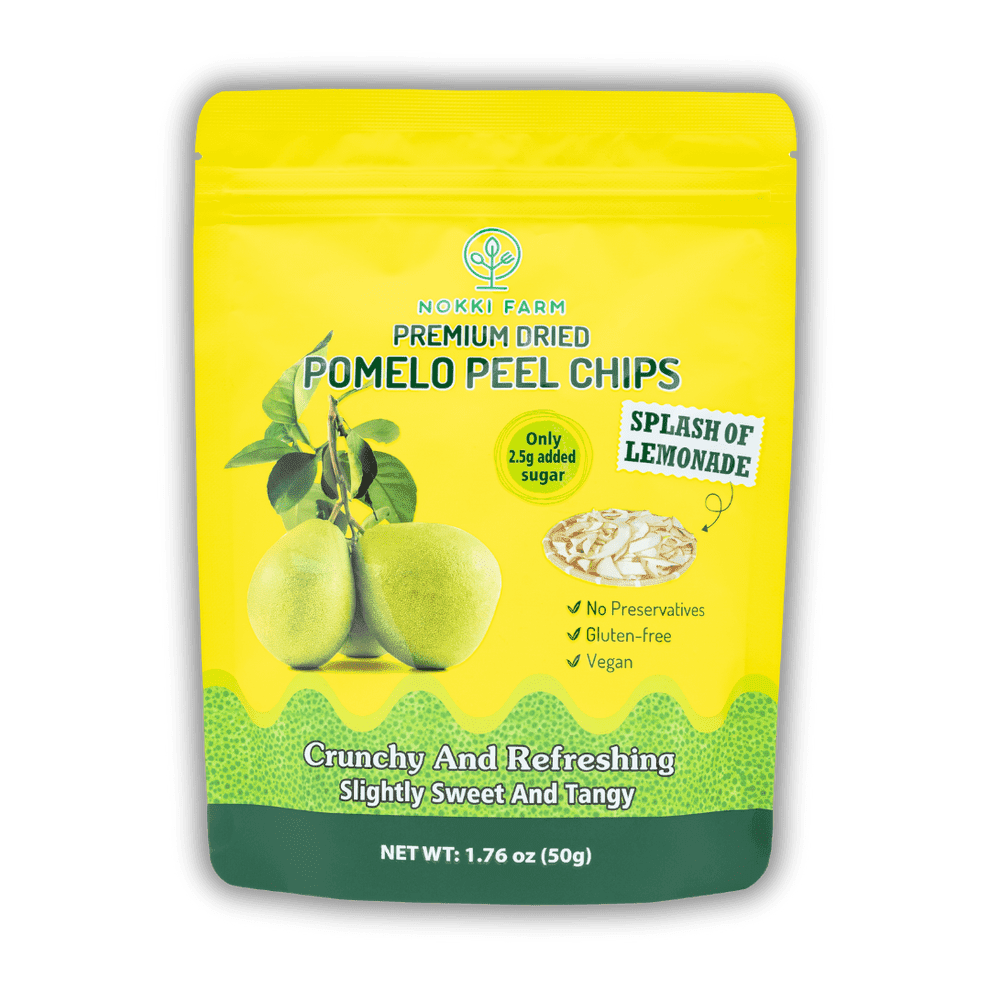 (Pack of 6) NOKKI FARM Premium Dried Pomelo Peel 50g | Crunchy ...