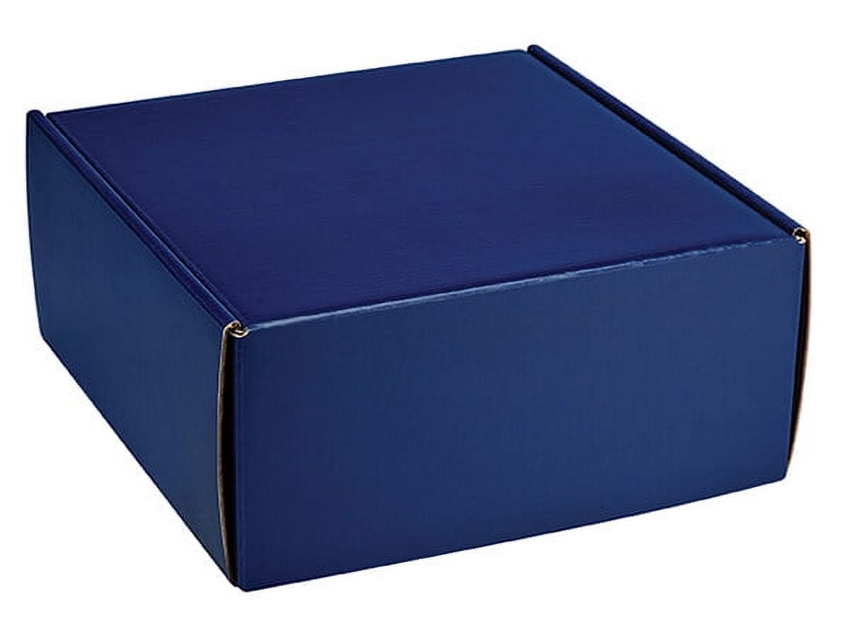 Pack of 6, Navy Blue Gourmet Shipping Box, 9x8.5x4" for Christmas Gift ...