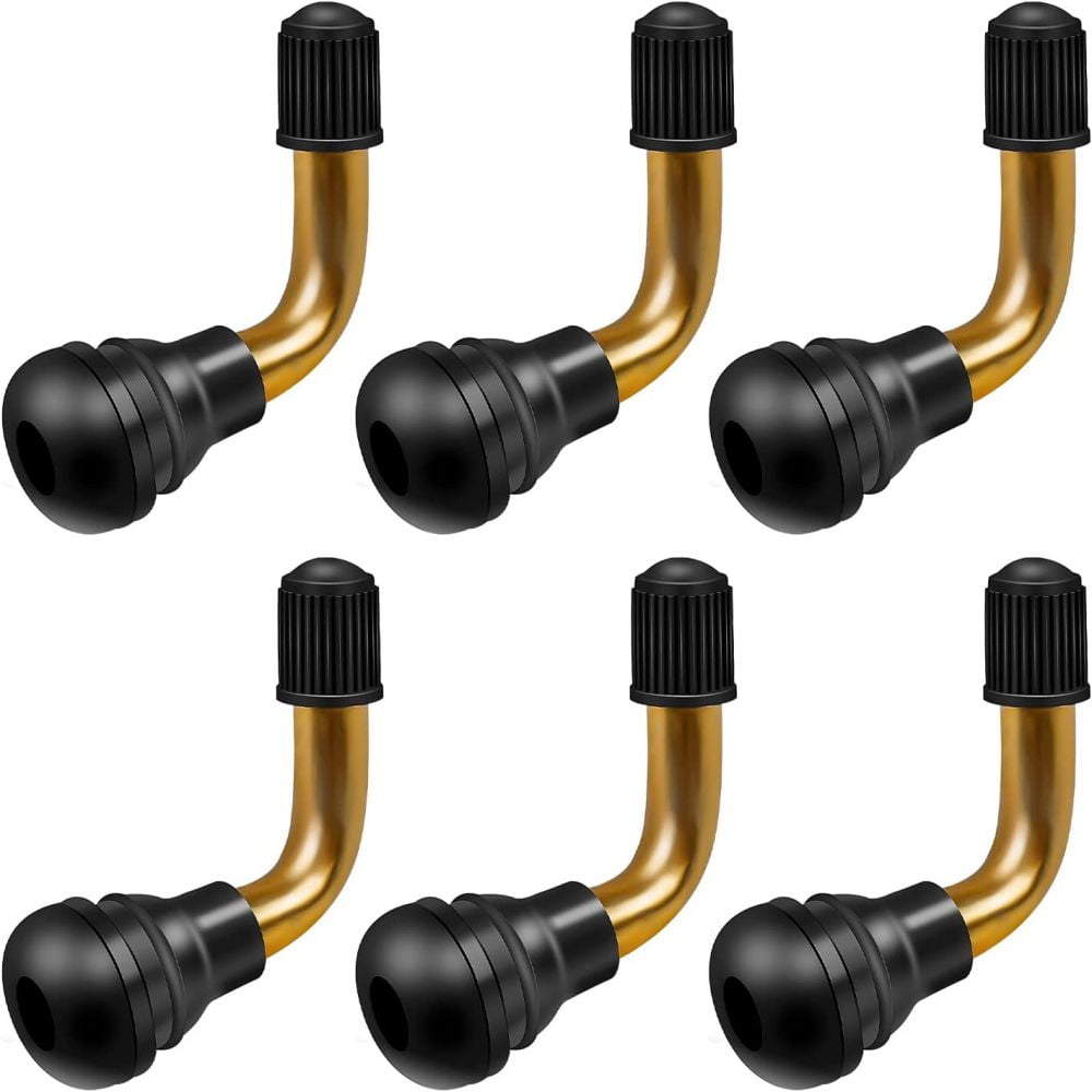 Pack of 6 PVR60 tubeless tire valves, 90 degree tire valve stems ...