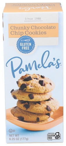 (Pack of 6) Pamela's Cookies Chunky Choco Chip 6.25 Oz - Walmart.com