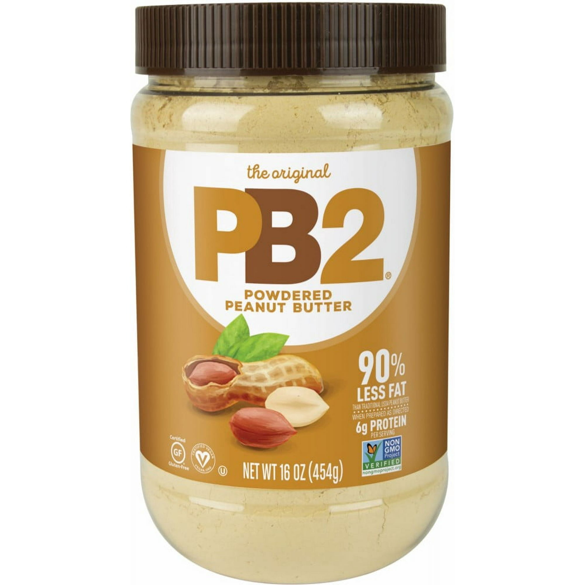Pack of 6, Pb2 Original Powdered Peanut Butter, 16 oz - Walmart.com