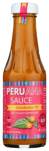 Pack of 6 Peruana Sauce Charap Hot Chili Pepper 7 oz - Walmart.com